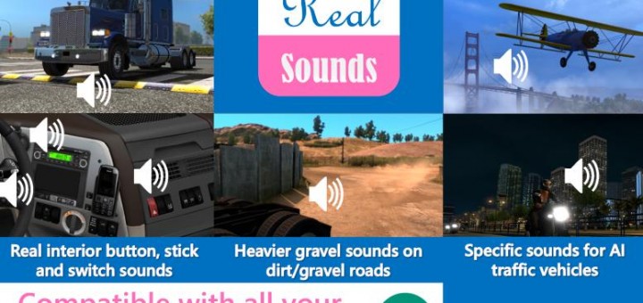 Air Horns Mod Pack v4.0 for ATS - ATS mods | American truck simulator ...