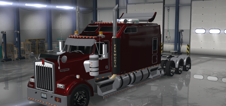 [ATS] Modified Peterbilt 389 + Interior v2.3.3 (1.43.x) - atsmod.net