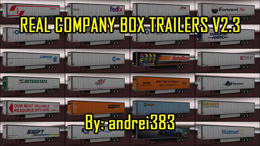 Real Company Box Trailers V2.3 - atsmod.net
