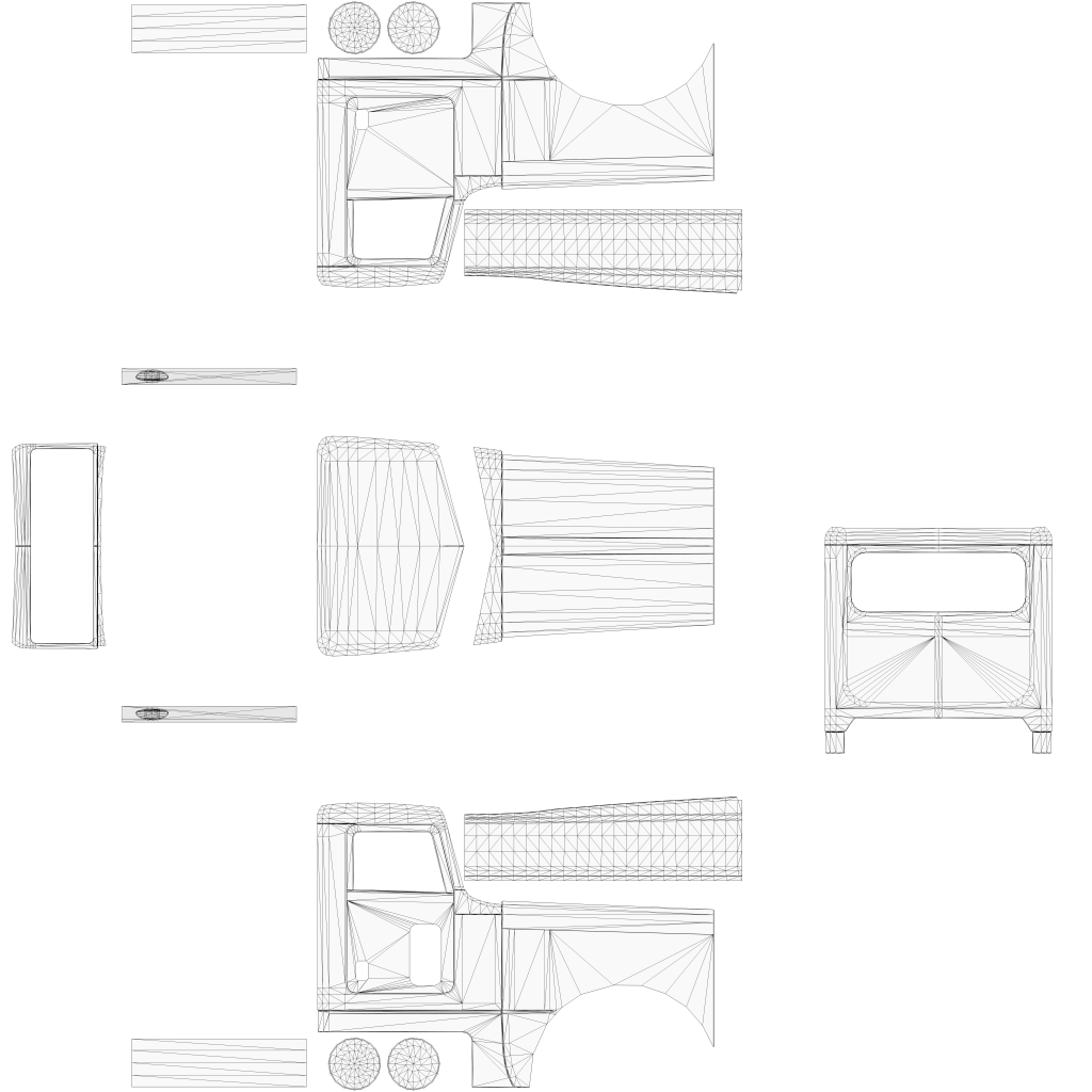 SCS Peterbilt 389 all cabins template by Khal Lemar • ATS mods ...