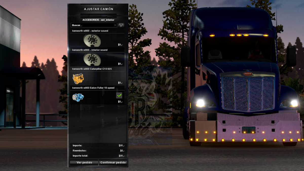 Peterbilt 579 double Bumper (Works in the multiplayer) 1.35.x - atsmod.net