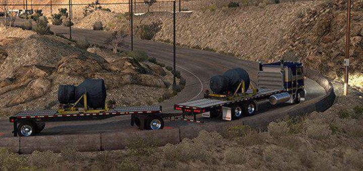 TSA OPENDECK TRAILER 1.35.X • ATS mods | American truck simulator mods ...