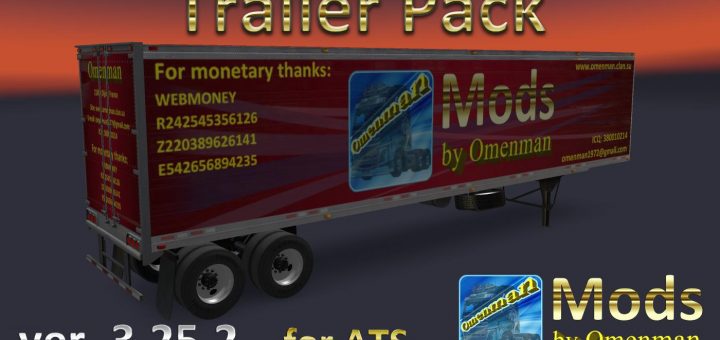 TSA OPENDECK TRAILER 1.35.X • ATS mods | American truck simulator mods ...