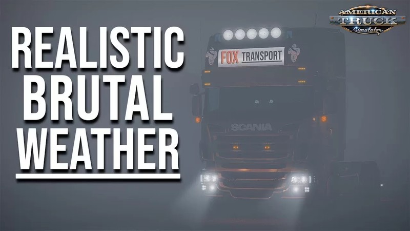 [ATS] Realistic Weather by Kass v1.5.4 (1.37.x) - atsmod.net