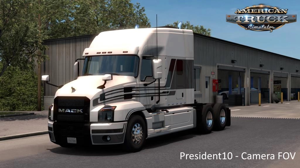 [ATS] Realistic Exterior Camera Angle v1.1 (1.38.x) - atsmod.net