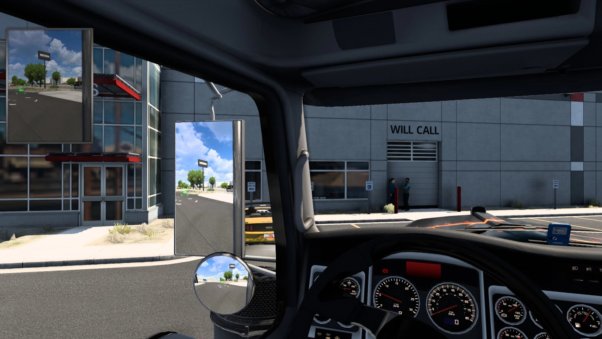 [ATS] Kenworth W900 New Mirrors v1.0 - atsmod.net