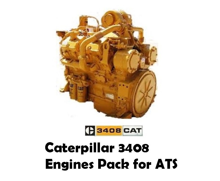 Caterpillar 3408 Engines Pack v1.6 (1.43) - atsmod.net