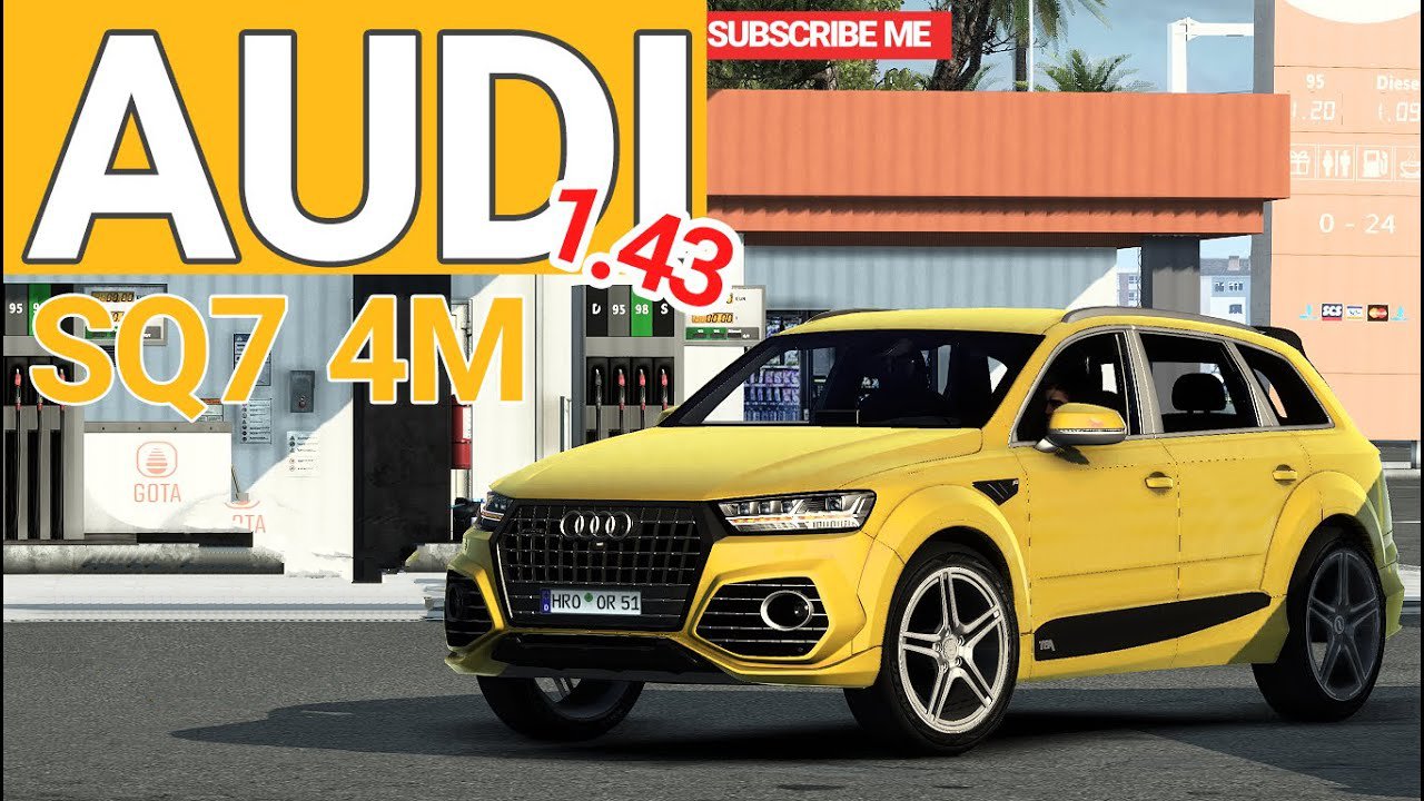 [ATS] Audi SQ7 4M + Interior v1.0 (1.43.x) - atsmod.net