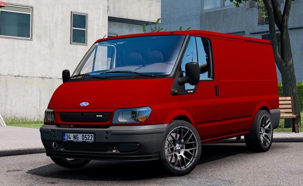 [ATS] Ford Transit MK6 + Interior v2.0 (1.44.x) - atsmod.net