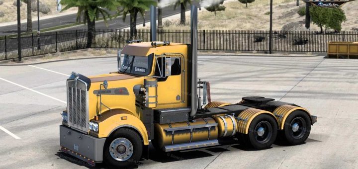 [ATS] Kenworth W990 + Interior Edited by Harven v1.2.7 [1.44] - ATS ...