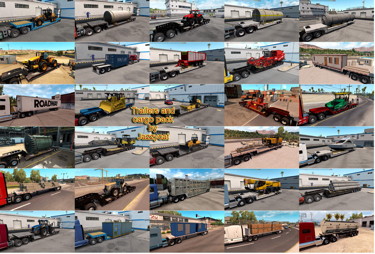 [ATS] Trailers and Cargo Pack v5.6.2 (1.46) - atsmod.net