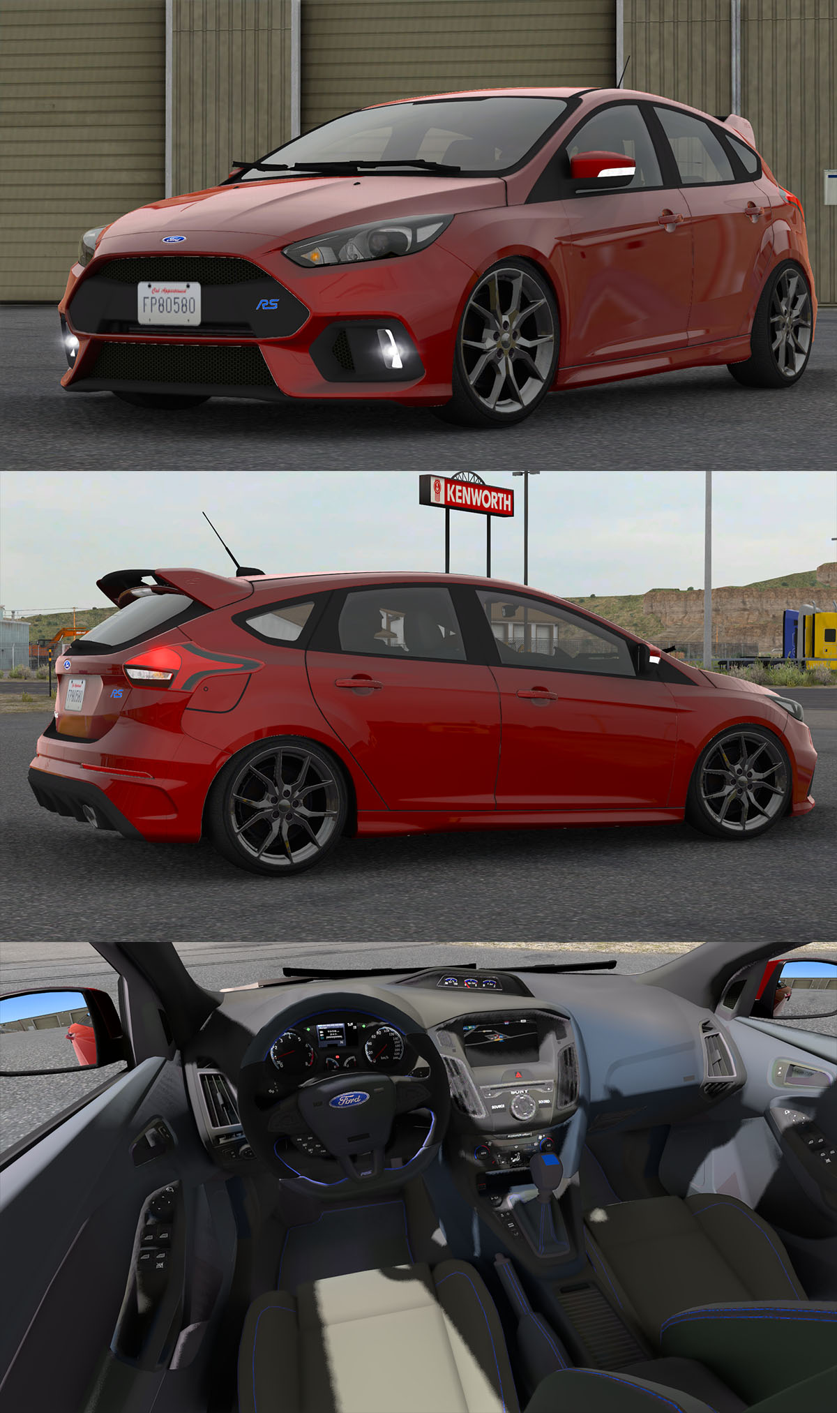 [ATS] Ford Focus RS Mk3 2017 v2.3 - 1.46 - atsmod.net