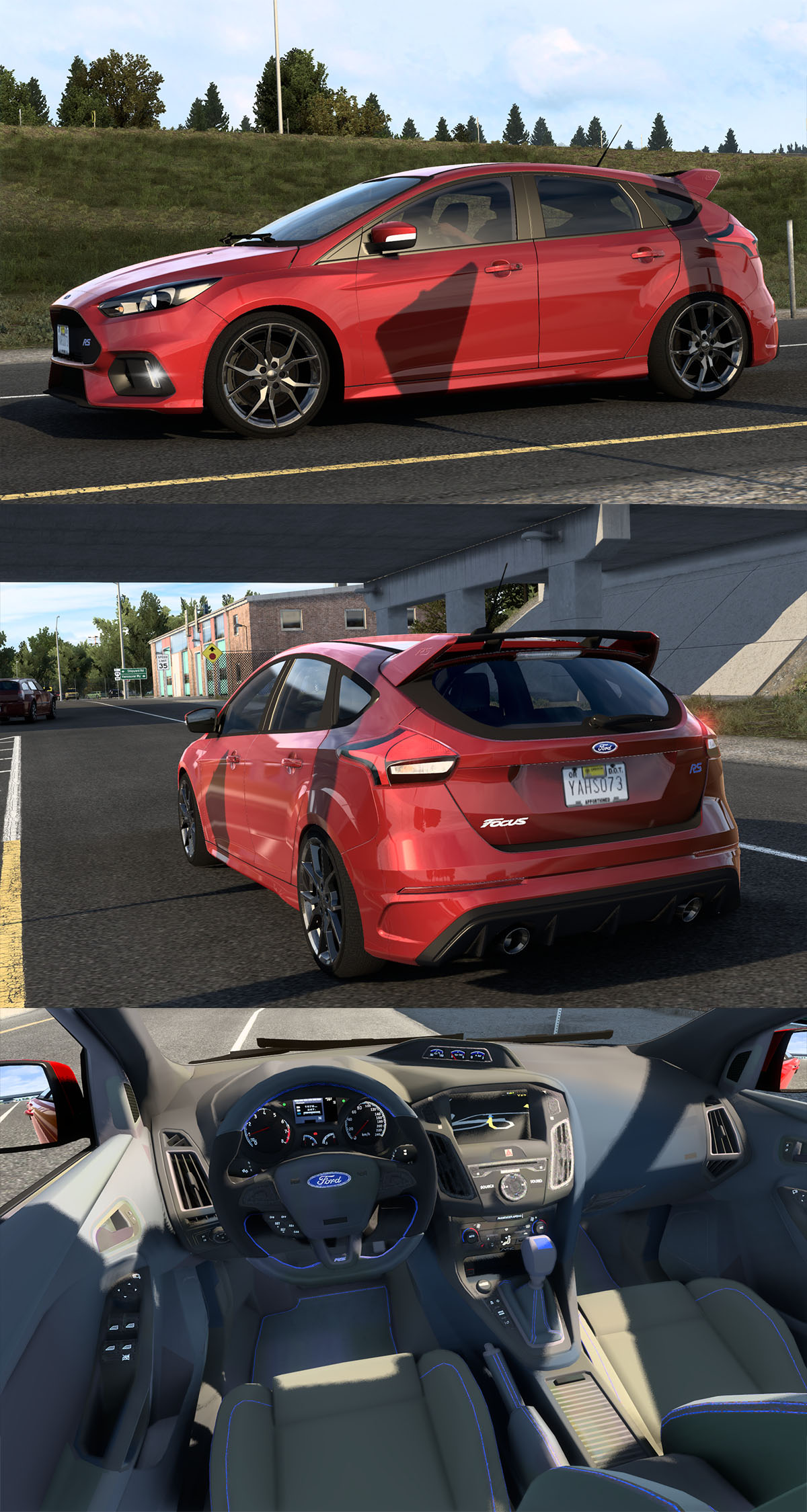 [ATS] Ford Focus RS Mk3 2017 v2.4 - 1.47 - atsmod.net