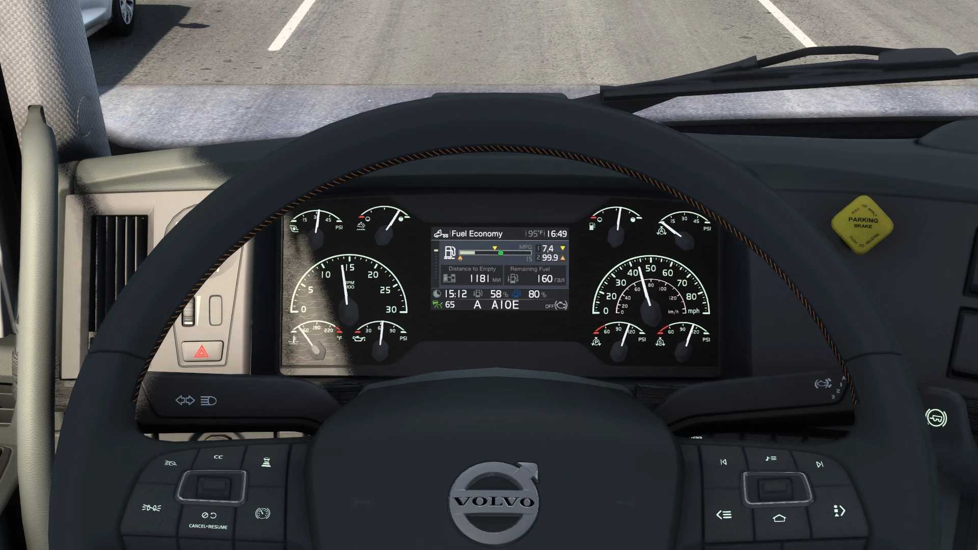 Volvo VNL 2018 Improved Dashboard v1.0 - atsmod.net