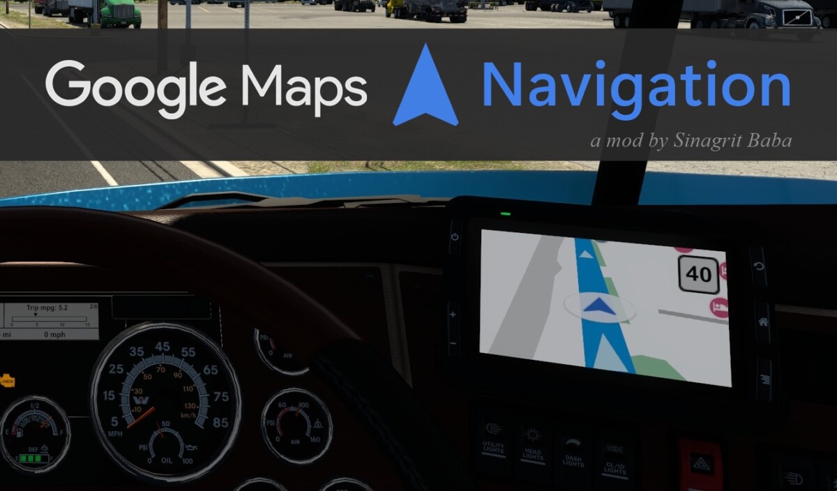 Google Maps Navigation v2.7 ATS - atsmod.net