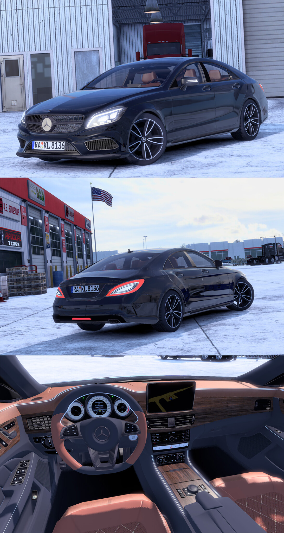 [ATS] Mercedes-Benz C218 CLS-Class v2.8 - 1.49 - atsmod.net