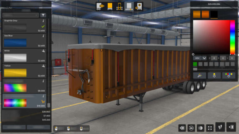 1996 FABREX WALKINGFLOOR BULK FOOD TRAILER ATS 1.50.x - atsmod.net