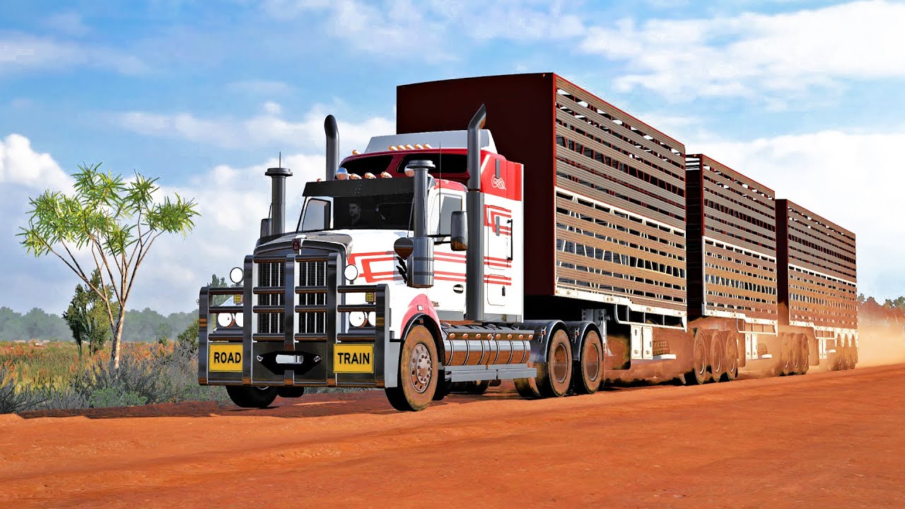 Download New Australian Outback Map v5.1 for Free - ATS 1.50 - atsmod.net