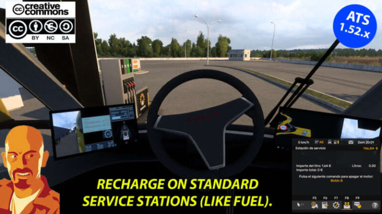 TESLA SEMI ATS TRUCK 2019 v1.0 IMPROVED DEF (AUTONOMY & RECHARGE ...