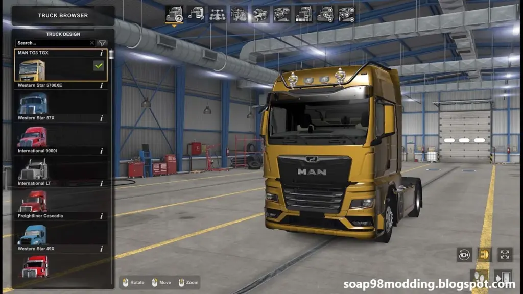 MAN TG3/TGX 2020 by soap98 V1.0.10 ATS 1.55 - atsmod.net
