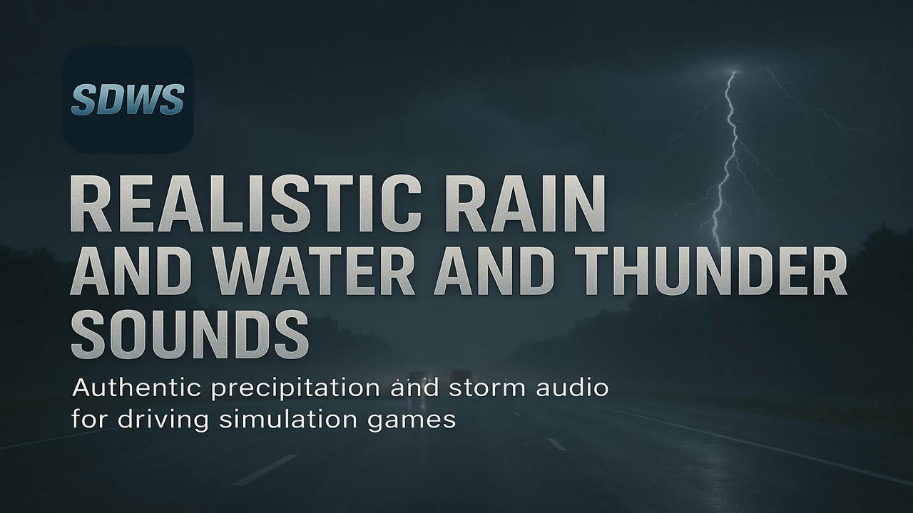 Realistic Rain & Water & Thunder Sounds V8.2 1.55 - atsmod.net