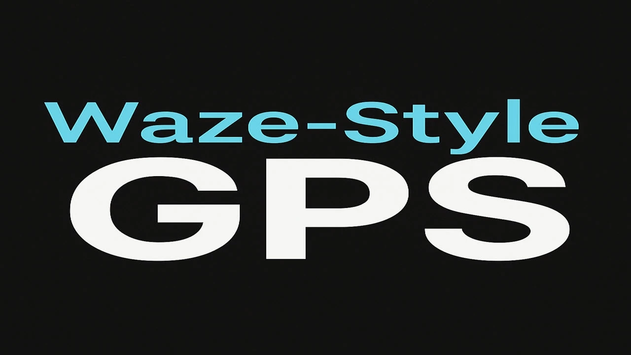 Waze Style GPS Navigation Colors Realistic Dark Mode v1.6 1.56 - atsmod.net