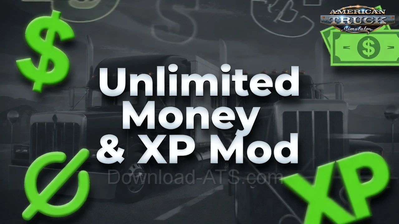 Unlimited Money & XP Mod v1.56 By KMR (1.56.x) - atsmod.net
