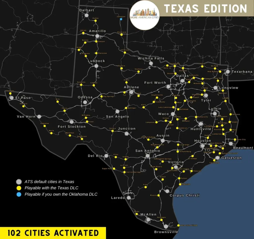 More American Cities (Texas) v1.2 - atsmod.net