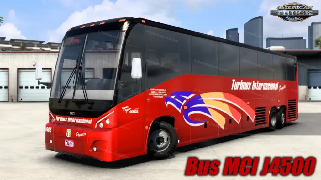 MCI J4500 Bus + Interior v2.1 By DBMX (1.57.x) - atsmod.net
