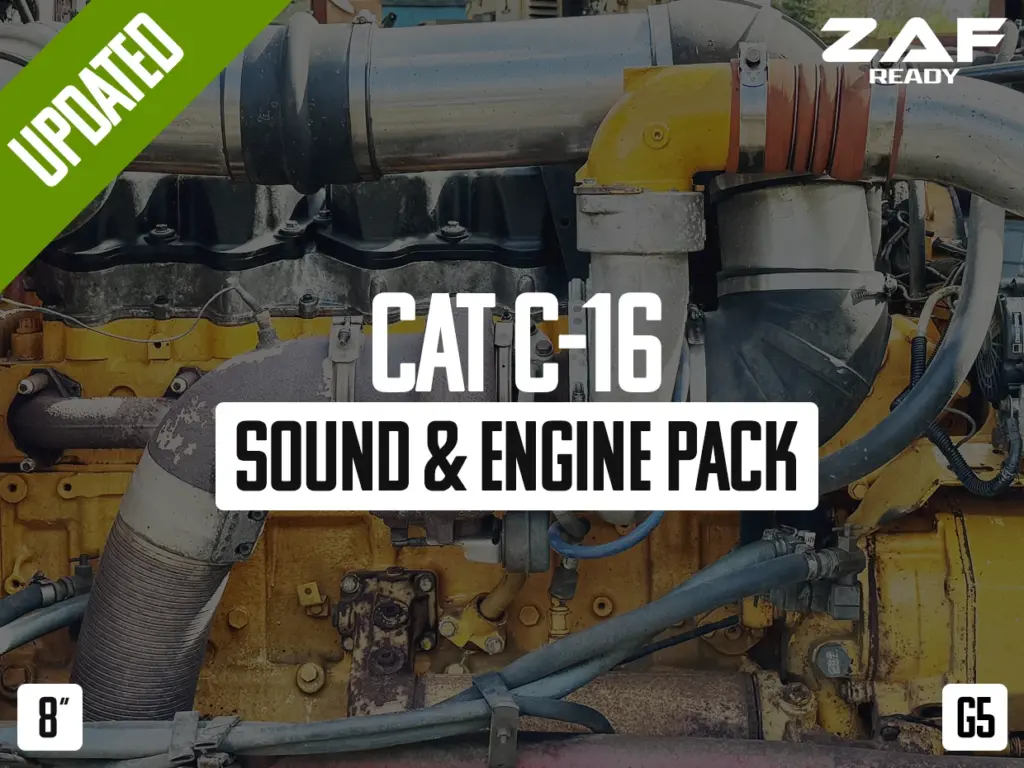 CAT C-16 Sound & Engine Pack G5 v1.0.3 - atsmod.net