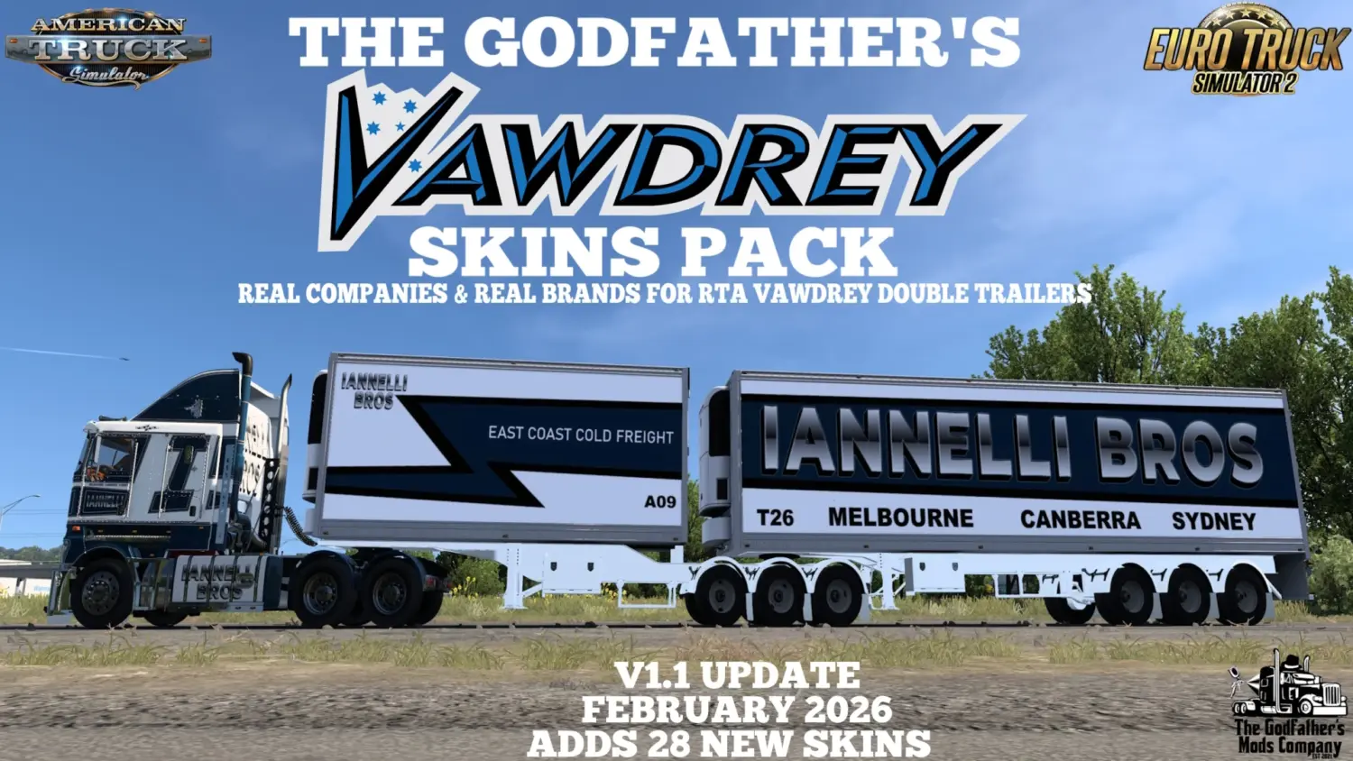 The Godfather's Vawdrey Trailer Skins Pack v1.1 - atsmod.net