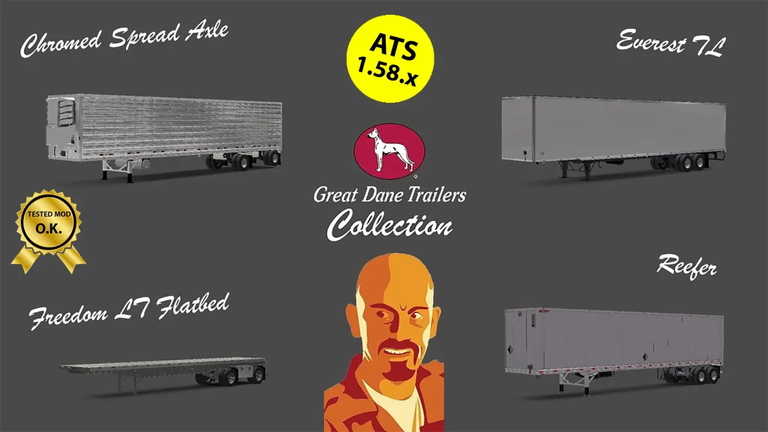 GREAT DANE TRAILERS COLLECTION v3.0 ATS 1.58 - atsmod.net