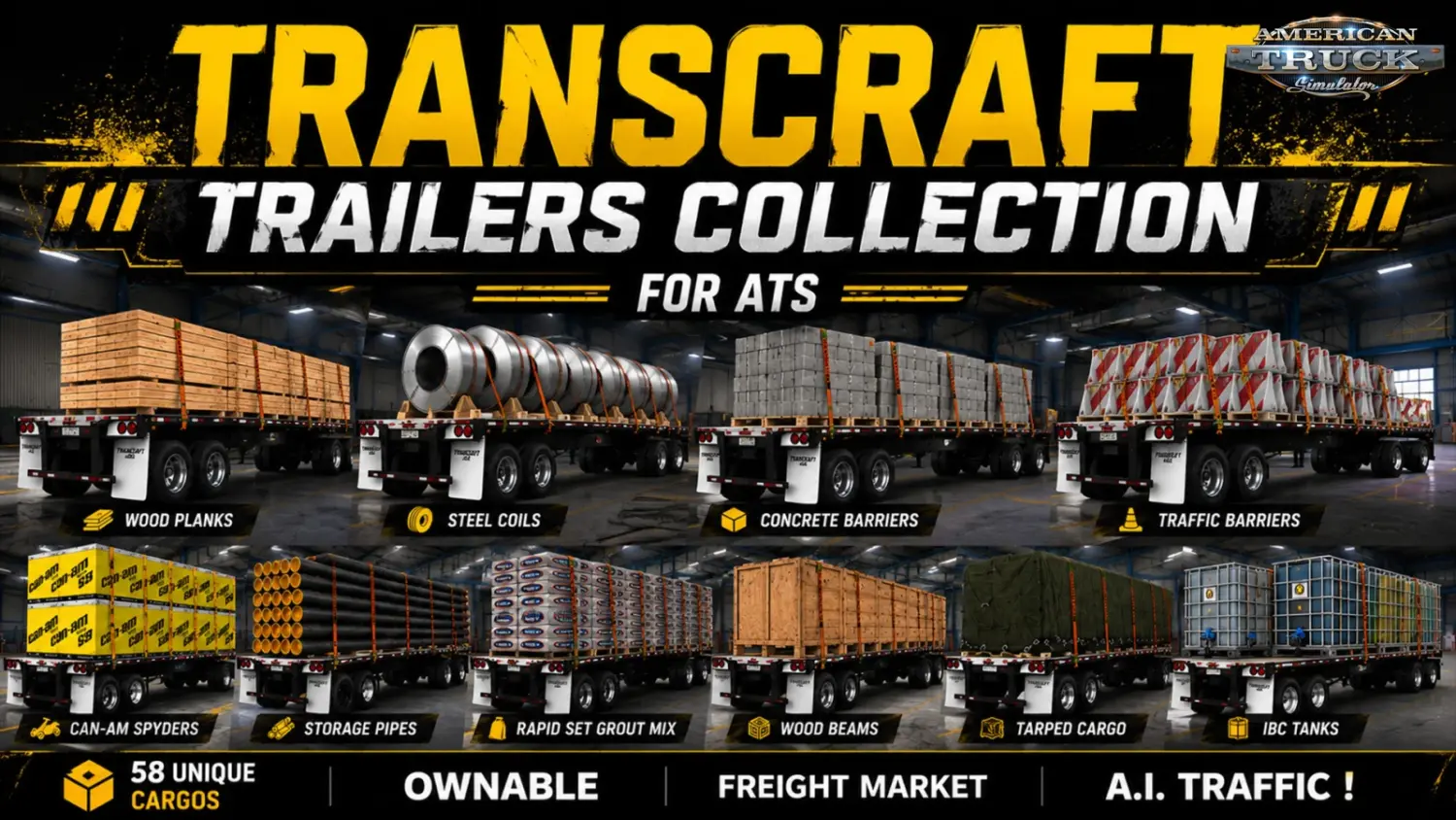 Transcraft Trailers Collection v2.0 (1.60.x) - atsmod.net
